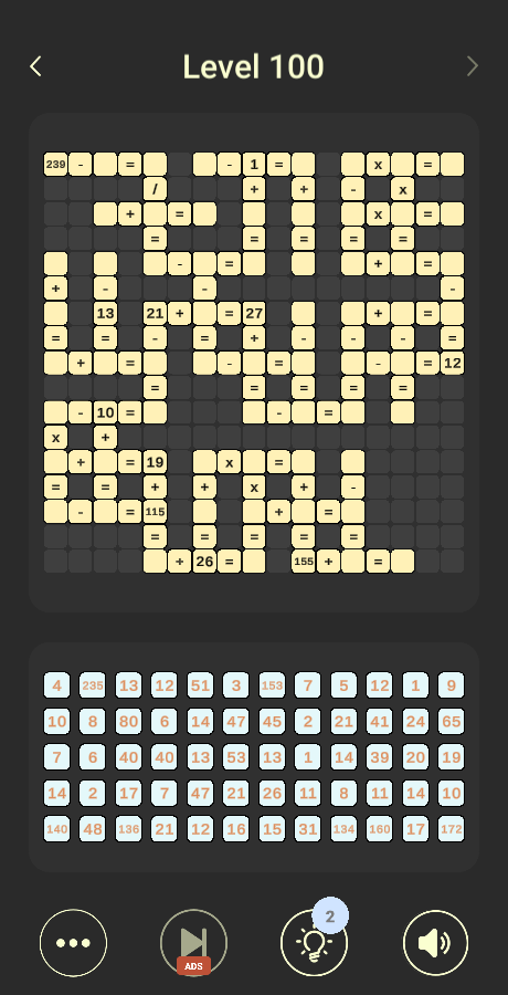 Math Cross Puzzle(Unity Game+Admob+iOS+Android) by darsan1991 | CodeCanyon